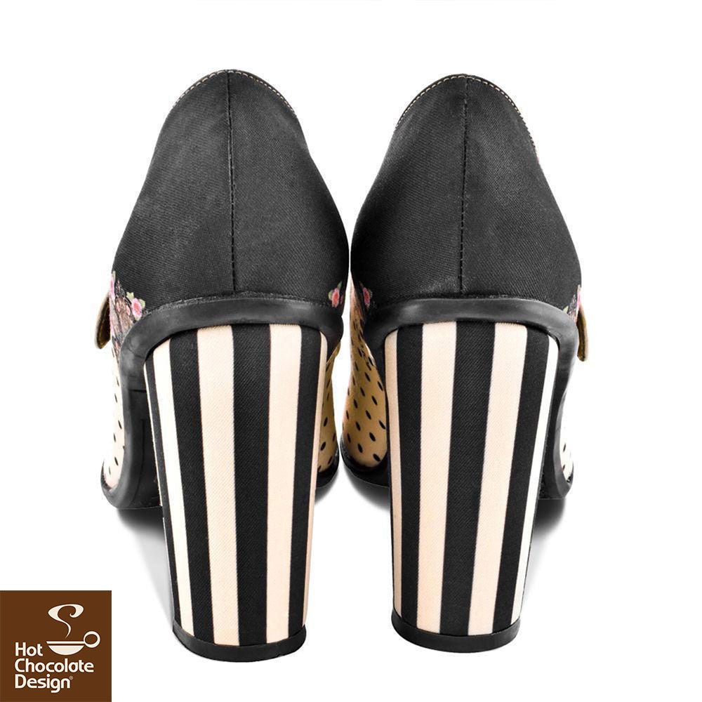 Chocolaticas® DORIS Mary Jane Pump High Heels – Retro Eclectic