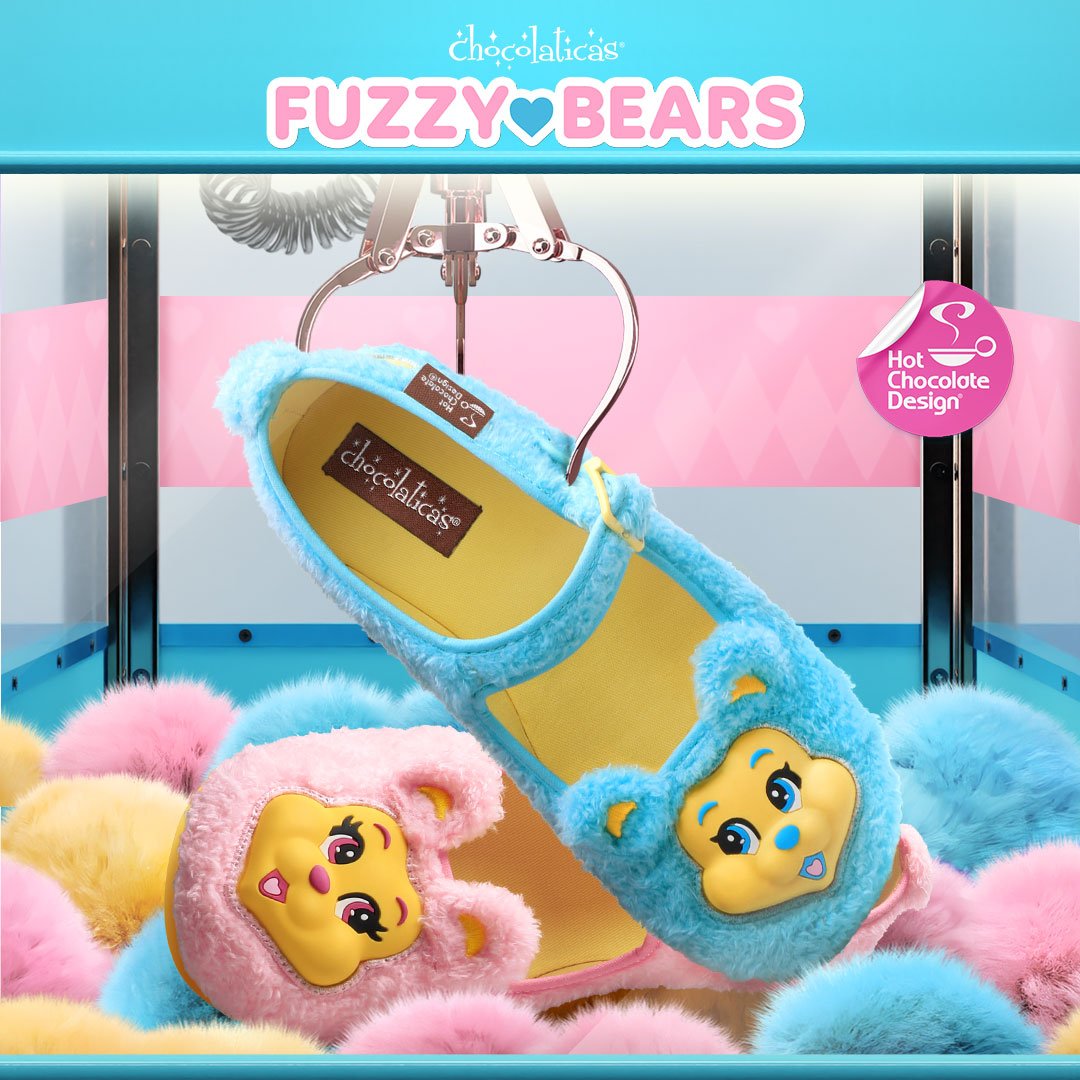 Chocolaticas® Fuzzy Bears Mary Jane Flat – Retro Eclectic
