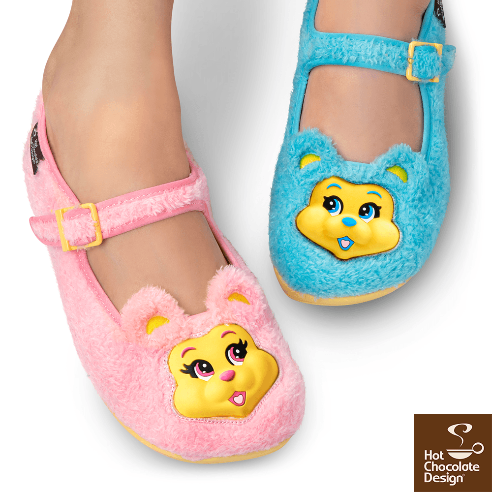 Chocolaticas® Fuzzy Bears Mary Jane Flat – Retro Eclectic