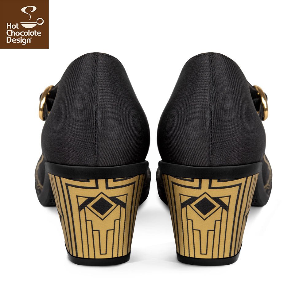 Chocolaticas® Golden Nights Women's Mary Jane Pump – Retro Eclectic
