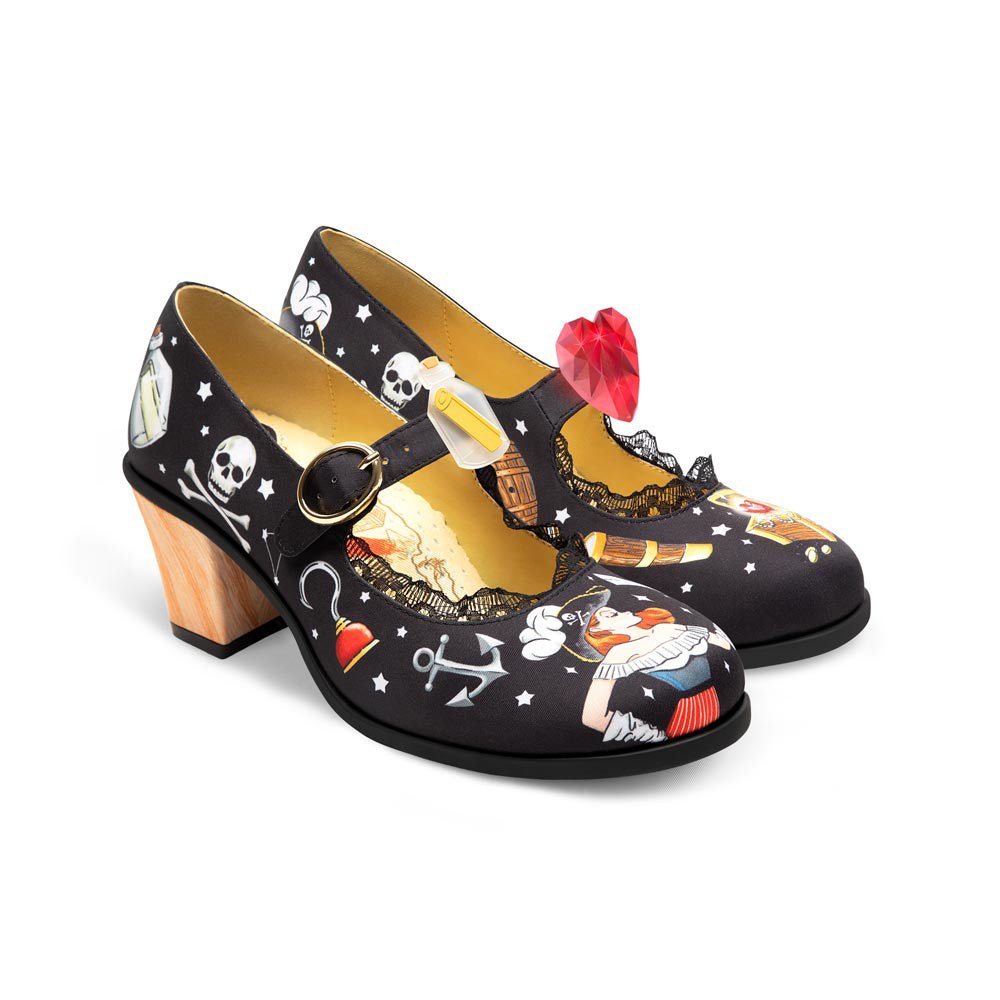 Chocolaticas® Pirate Women's Mary Jane Pump – Retro Eclectic