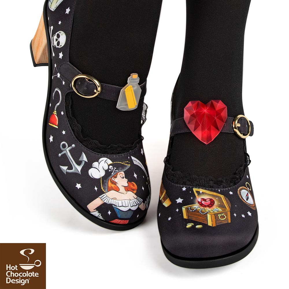 Chocolaticas® Pirate Women's Mary Jane Pump – Retro Eclectic
